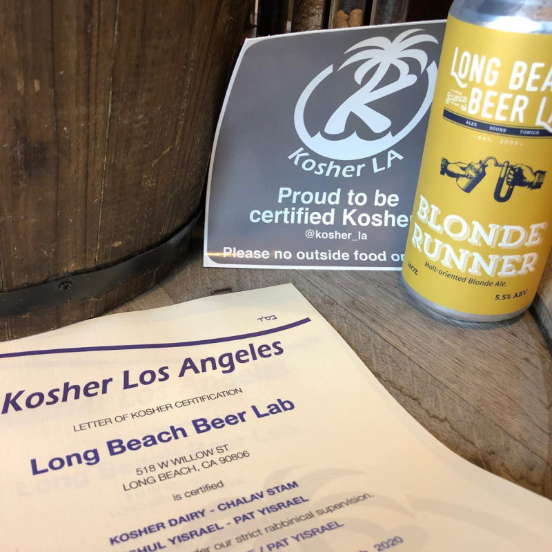 NOW KOSHER! Long Beach Beer Lab Obtains Hashgacha • YeahThatsKosher